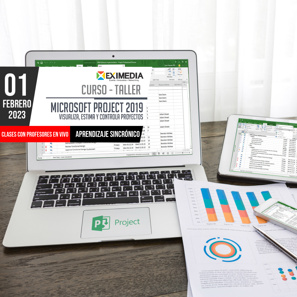 Curso - Taller Microsoft Project 2016 | EXIMEDIA