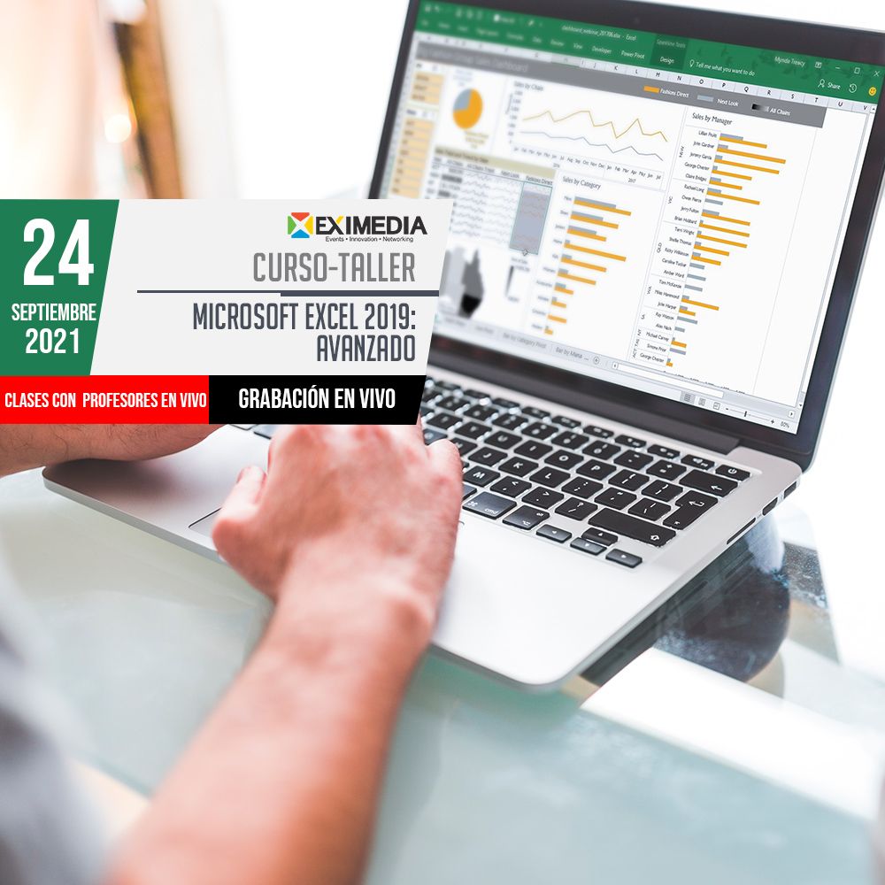 Curso - Taller Microsoft Excel 2019: Avanzado | EXIMEDIA